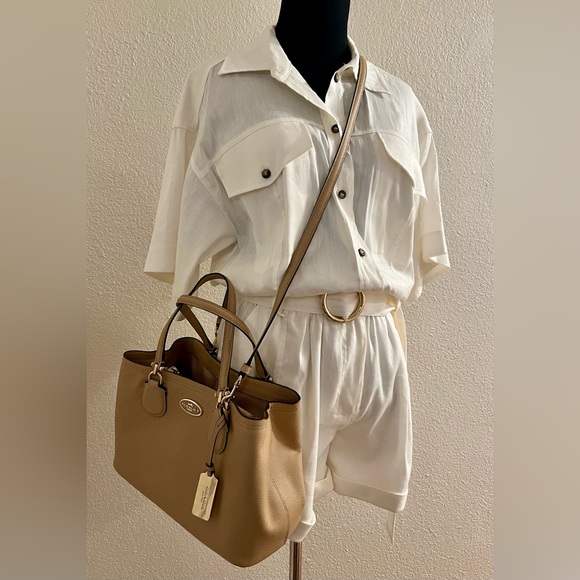 Coach | Bags | Coach 34563 Small Kitt Carryall In Crossgrain Leather ...